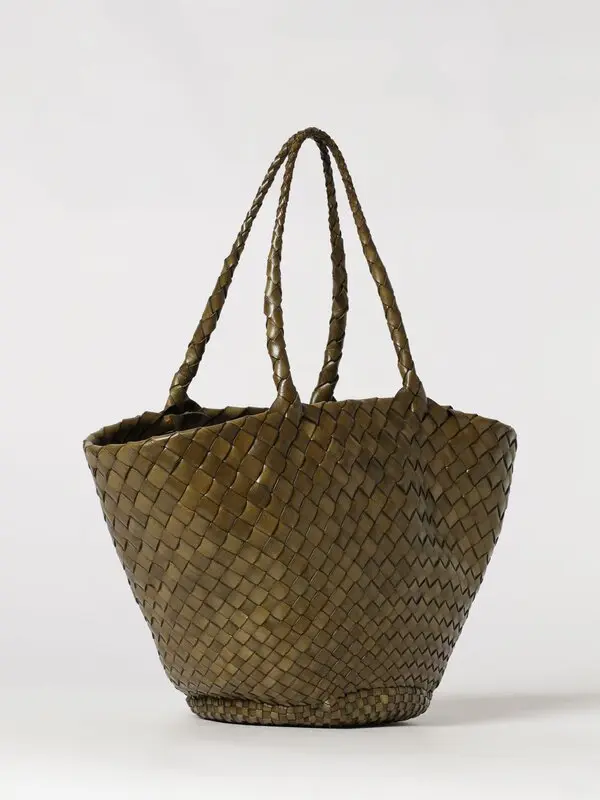 Dragon Diffusion Woven Leather Shoulder Bag
