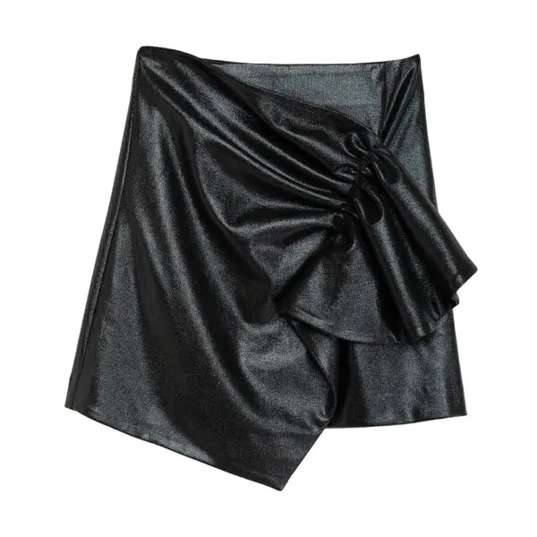 DOLORES PROMESAS Draped Mini Skirt
