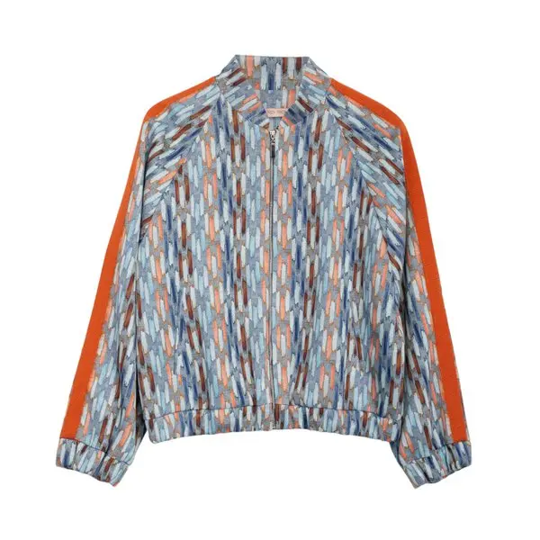 DOLORES PROMESAS Printed Bomber Jacket