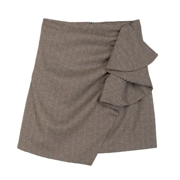 DOLORES PROMESAS Draped Mini Skirt