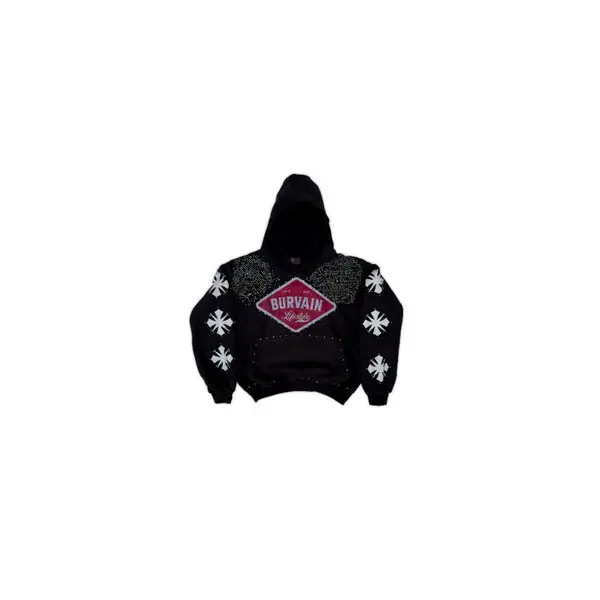 BURVAIN Noir Hoodie - Black