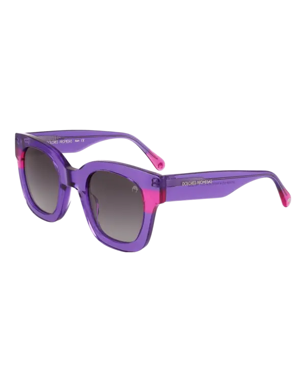 Dolores Promesas Square Frame Sunglasses - Pink