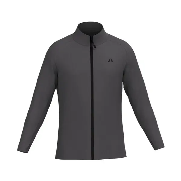 AORA ATHLETICS Eco-friendly Running Jacket For – Lightweight Breathable Moisture-wicking Jacket With Strategic Ventilation – Sustainable Activewear Outerwear For Running, Jogging, Outdoor Training, Travel, Athleisure, Gym And Everyday Comfort - Grey