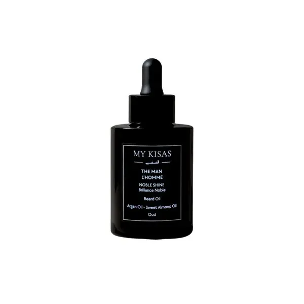 MY KISAS Neutrals Noble Shine Oil Beard With Argan Oil Scented With Oud