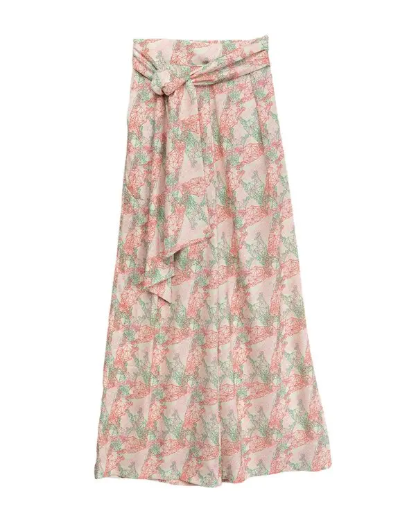 Dolores Promesas High-waisted Printed Wide-leg Trousers