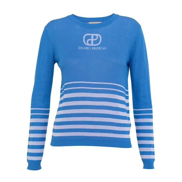 DOLORES PROMESAS Striped Knitted Pullover