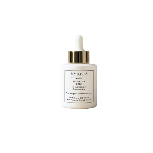 MY KISAS Neutrals Luminous Glow Nourishing Body Oil With Argan, Apricot Scented With Jasmine - Orange