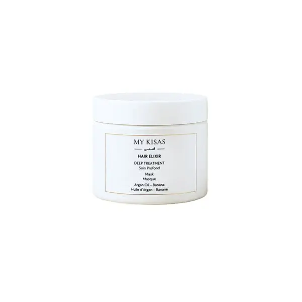 MY KISAS Neutrals Deep Treatment Hair Mask With Argan Oil, Saffron Extract, Keratin, Banana - Orange/yellow