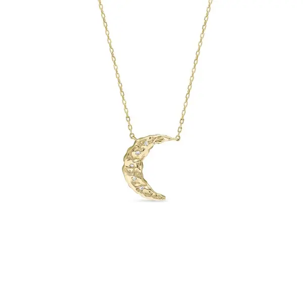 HOUSE OF KLARA Luna Necklace In 18k With Lab Diamonds