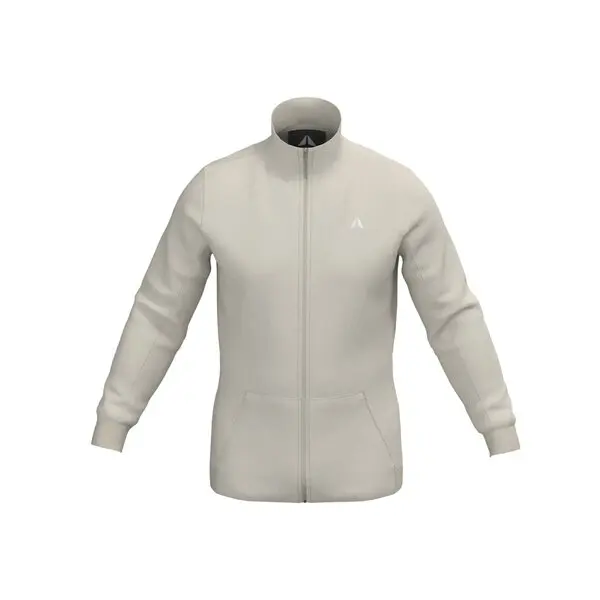 AORA ATHLETICS Performance Eco-friendly Jacket For Gym, Yoga, Running, And Everyday Wear - White