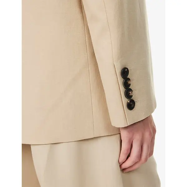 ME+EM Icon Oversized Linen-blend Blazer