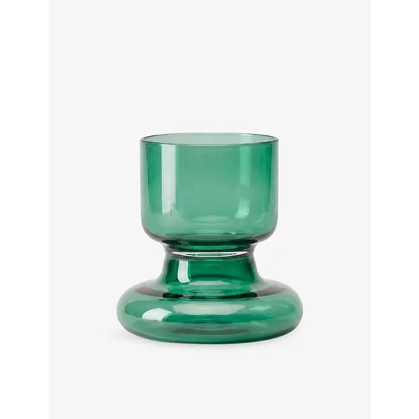 GUSTAF WESTMAN Chunky Water Glass - Transparent Green