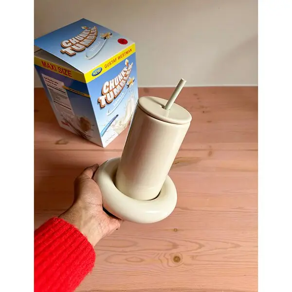 GUSTAF WESTMAN Chunky Ceramic Tumbler - Cream