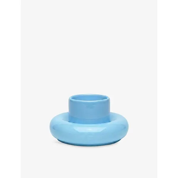 GUSTAF WESTMAN Chunky Earthenware Cup And Saucer - Light Blue