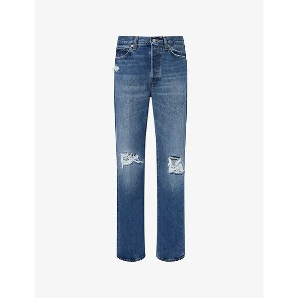 FRAME The Vertical Straight-leg Denim Jeans