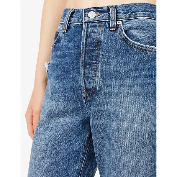 FRAME The Vertical Straight-leg Denim Jeans