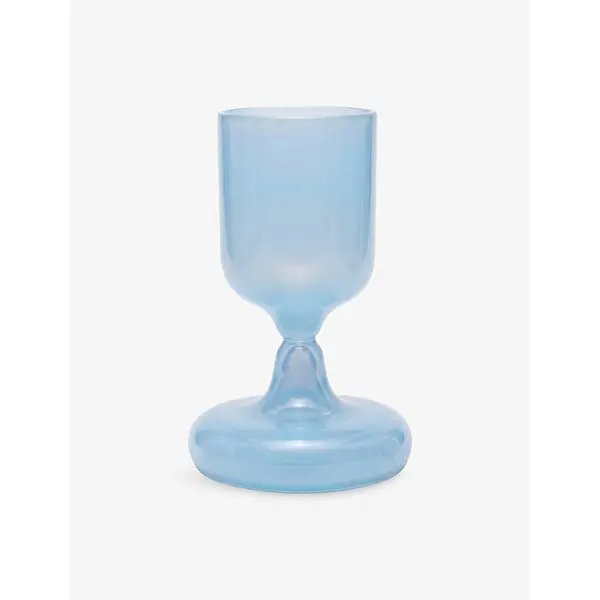 GUSTAF WESTMAN Chunky Beer Glass - Light Blue