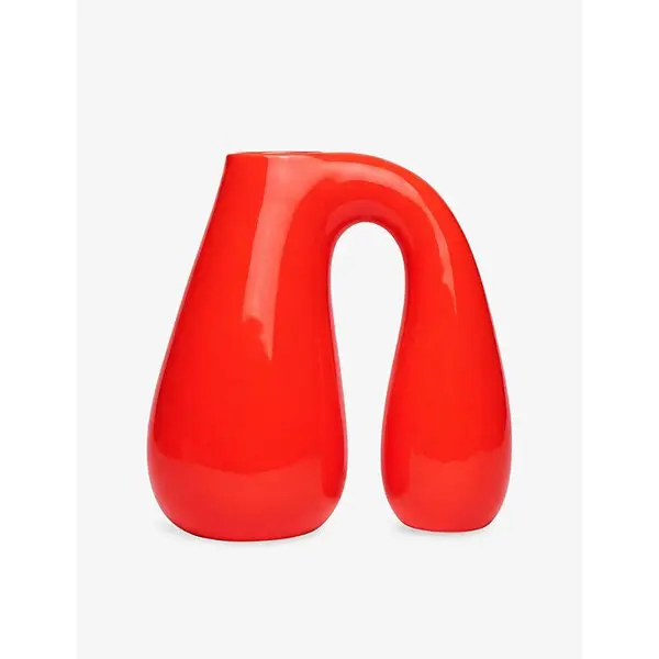 GUSTAF WESTMAN Chunky Earthenware Jug - Bright Red
