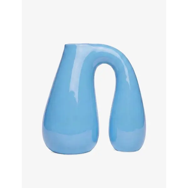 GUSTAF WESTMAN Chunky Earthenware Jug - Light Blue