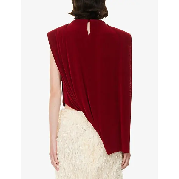 Camilla And Marc Ravine Draped Stretch-jersey Top
