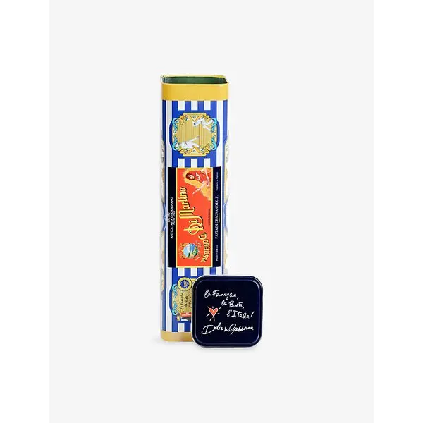 PASTIFICIO DI MARTINO Di Martino D&g Midnight Spaghetti Striped Tin 1kg