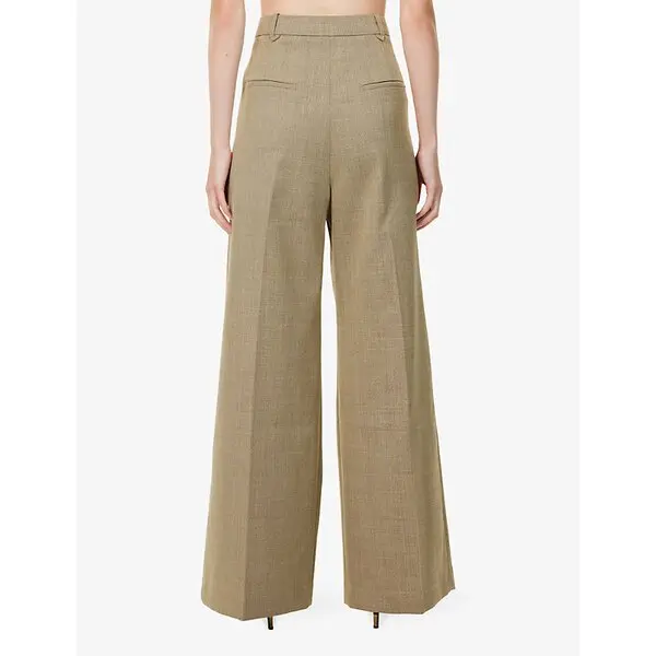 Camilla And Marc Halden Pleated Woven Trousers