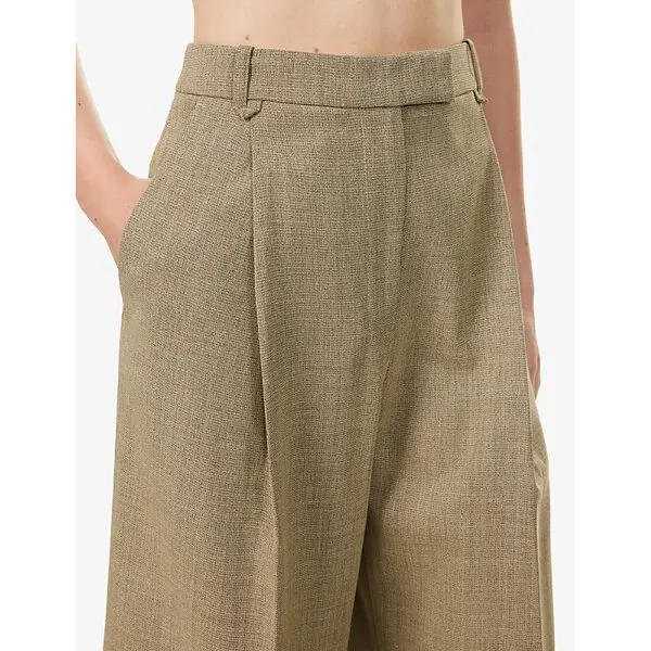 Camilla And Marc Halden Pleated Woven Trousers