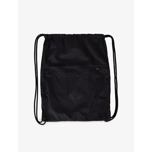 THE COUTURE CLUB Drawstring Woven Bag - Black