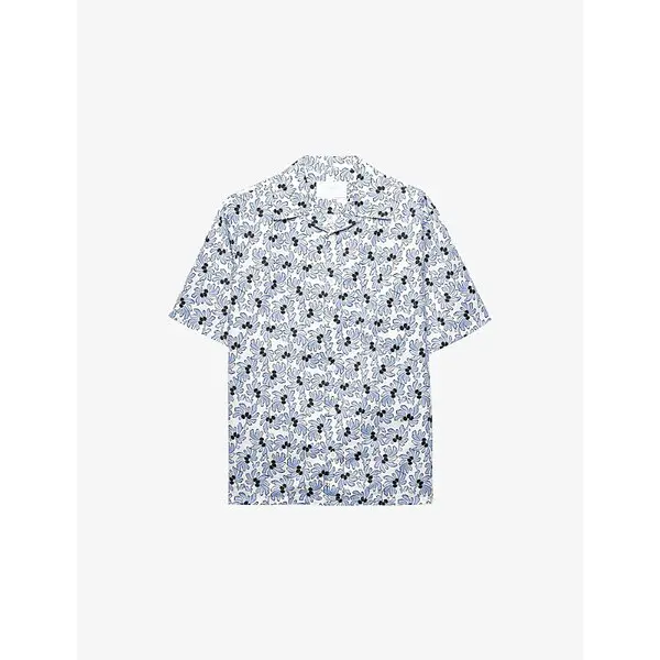 Prada Printed Cotton-blend Bowling Shirt