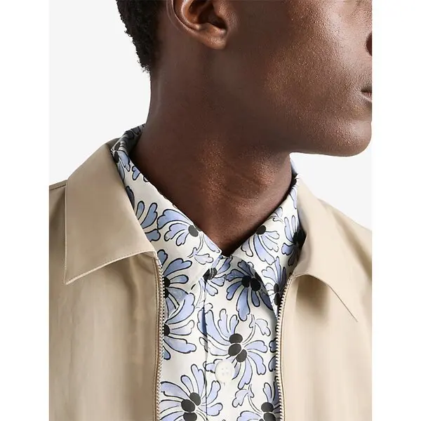 Prada Printed Cotton-blend Bowling Shirt