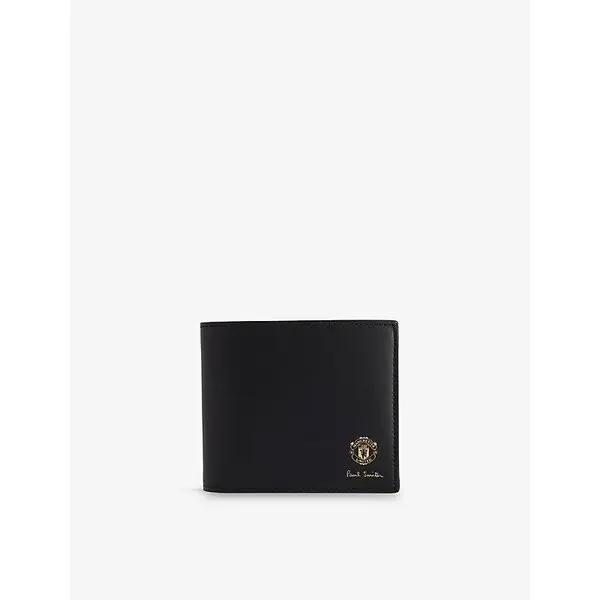 Paul Smith X Manchester United Leather Bi-fold Wallet - Black