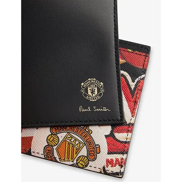 Paul Smith X Manchester United Leather Bi-fold Wallet