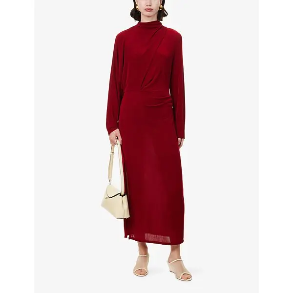 Camilla And Marc Ravine Draped Stretch-jersey Midi Dress