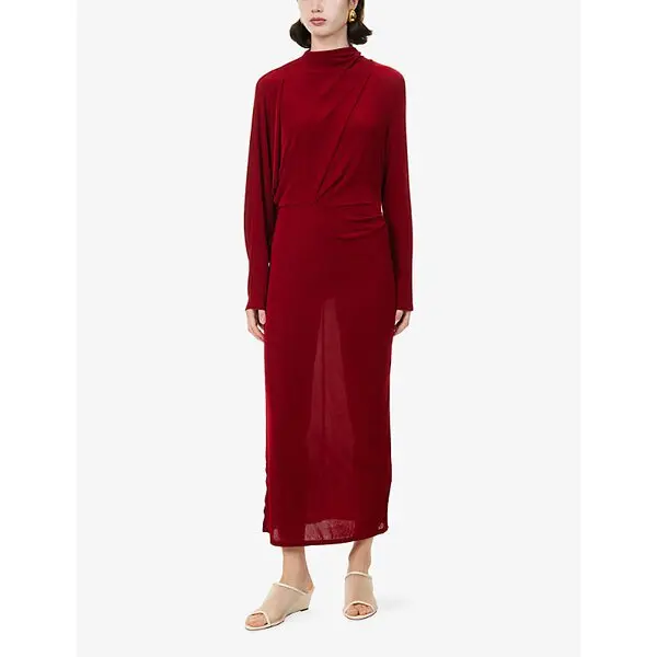 Camilla And Marc Ravine Draped Stretch-jersey Midi Dress