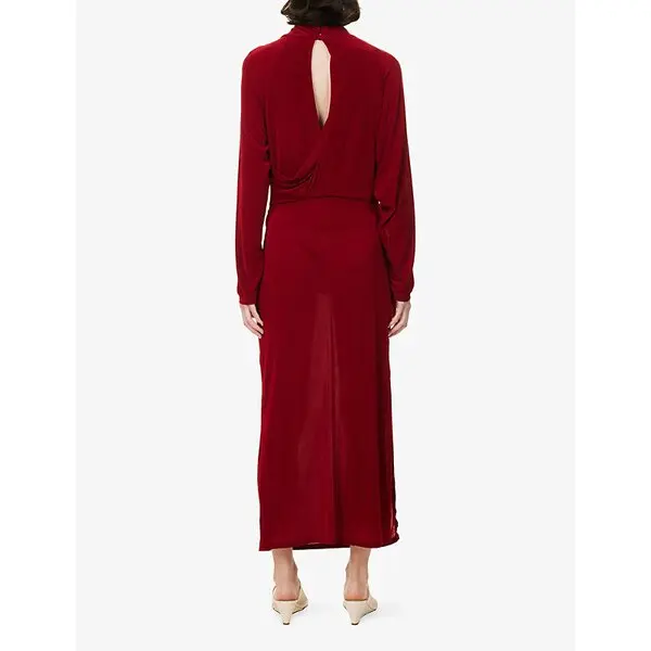 Camilla And Marc Ravine Draped Stretch-jersey Midi Dress