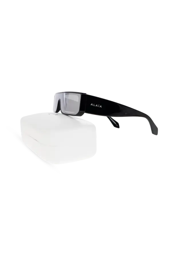 Alaïa Geometric Acetate Sunglasses