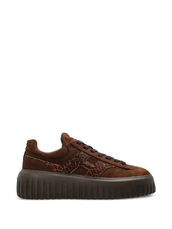 Hogan Sneakers H-stripes - Brown