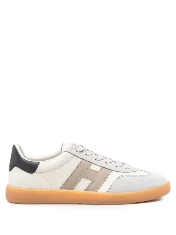 Hogan Sneakers Cool In Smooth Leather And Suede - White