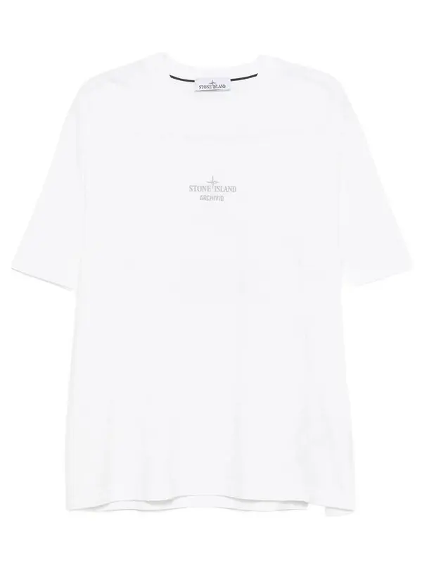 Stone Island Regular Fit T-shirt With 'archivio' Print