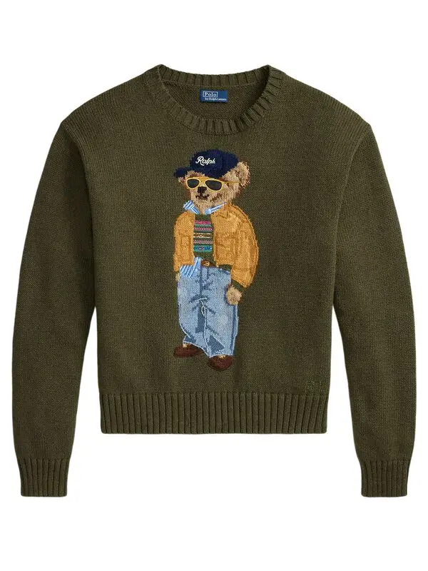 Polo Ralph Lauren Polo Bear Sweater In Cotton