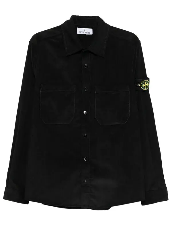 Stone Island Cotton Velvet Shirt Jacket