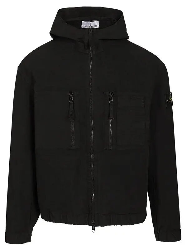 Stone Island Overshirt Comfort Fit With Hood