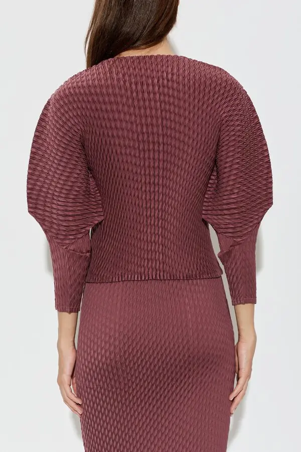 Issey Miyake Pleated Cardigan