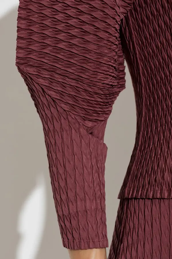 Issey Miyake Pleated Cardigan