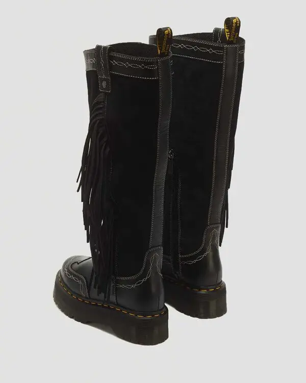 Dr. Martens Desert Rodeo Quad Hi Leather & Suede Boots