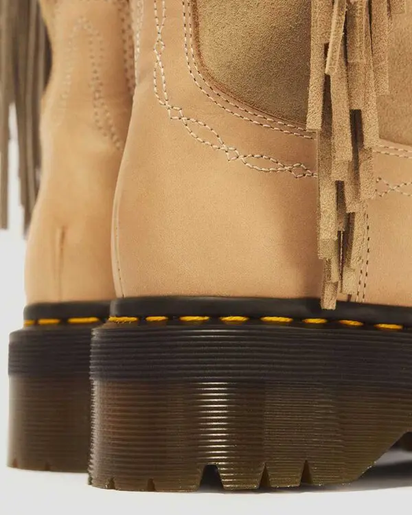 Dr. Martens Desert Rodeo Quad Hi Leather & Suede Boots