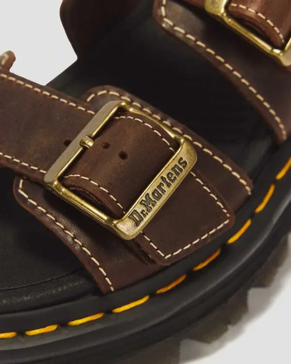Dr. Martens Zebzag Crazy Horse Leather Sandals
