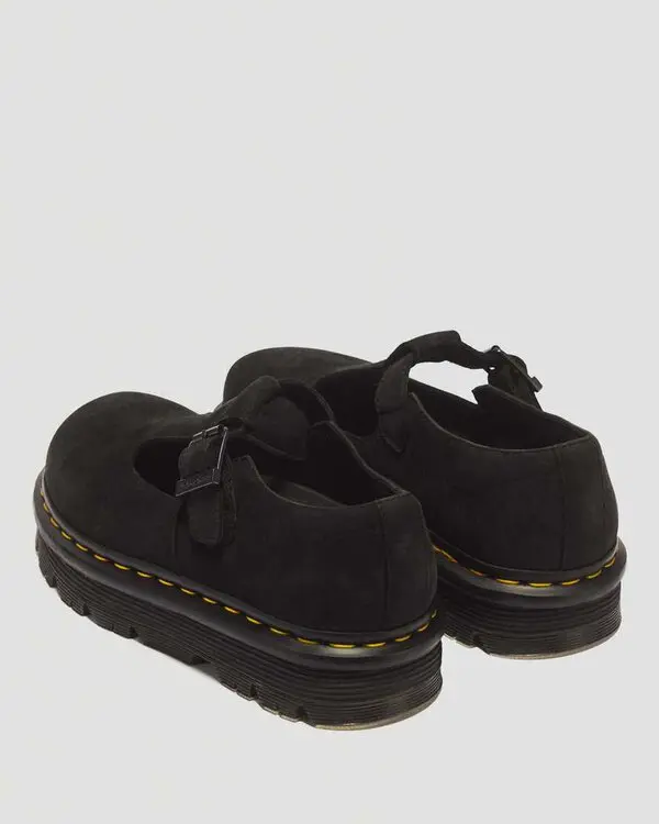 Dr. Martens Zebzag Milled Nubuck Mary Jane Shoes