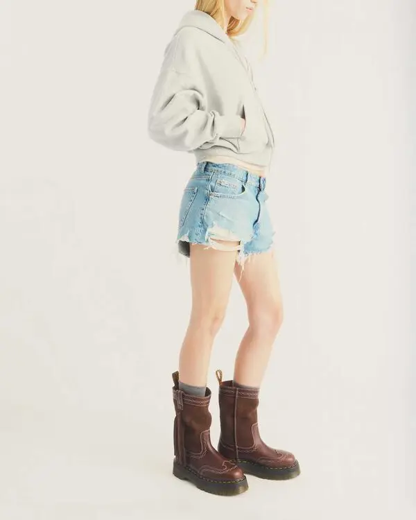 Dr. Martens Desert Rodeo Quad Mid Leather & Suede Boots