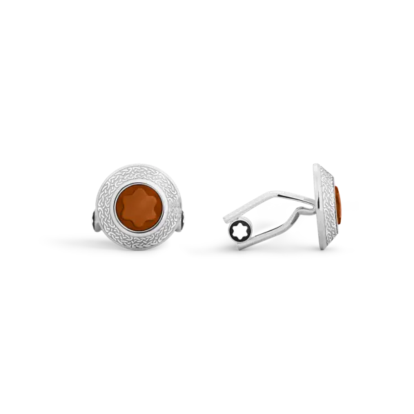 Montblanc Writers Edition Homage To Bram Stoker Cufflinks - Silver Color